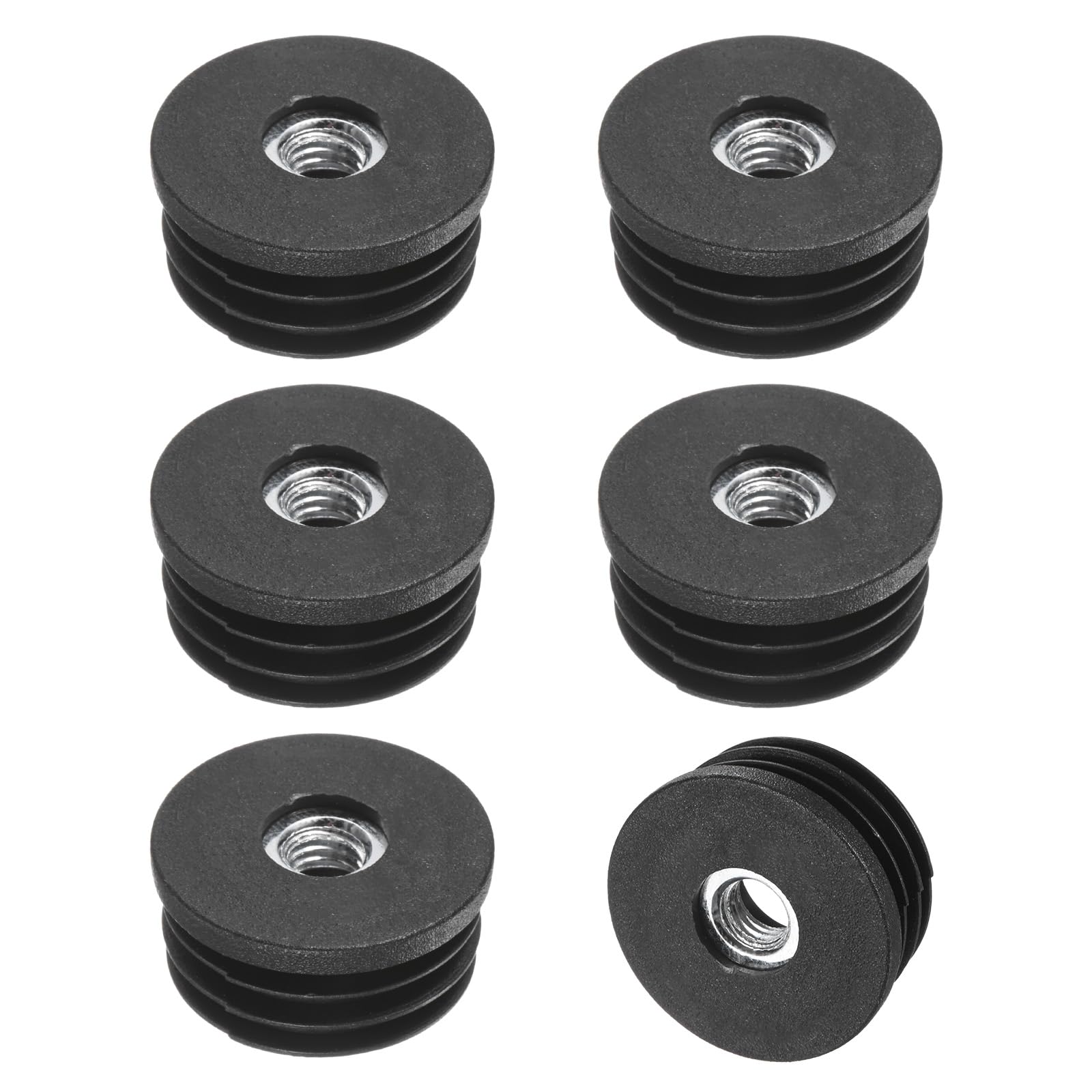 M METERXITY 6-Pack Inserts for Round Tubes with M8 Thread, 1.26" (32mm ...