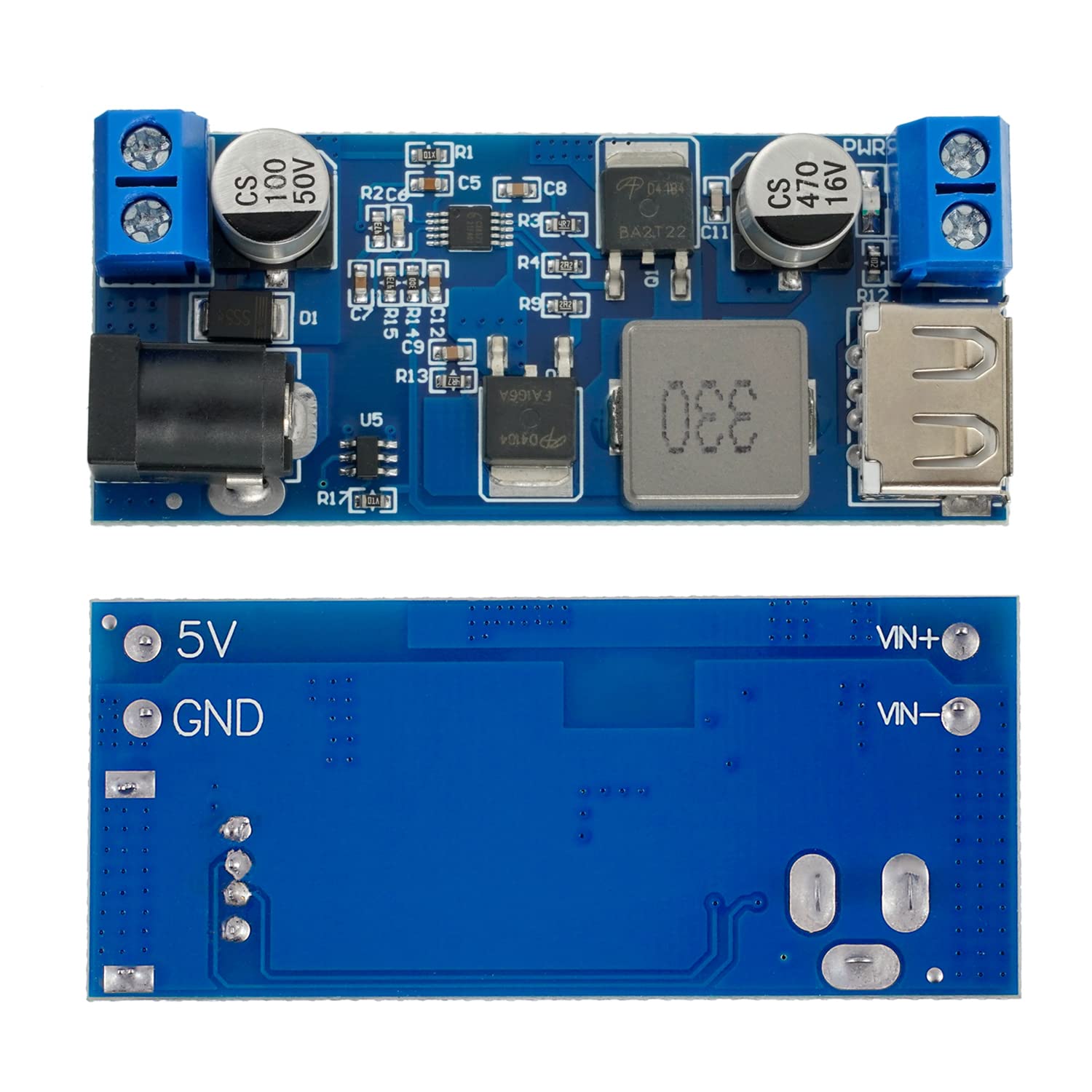 Mua EPLZON DC 6V 9V 12V 24V to DC 5V 5A Buck Converter Module V-36V ...