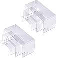 Amazon.com: X L MAGNET Acrylic Display Risers 2 Sets of 3 Size Steps ...