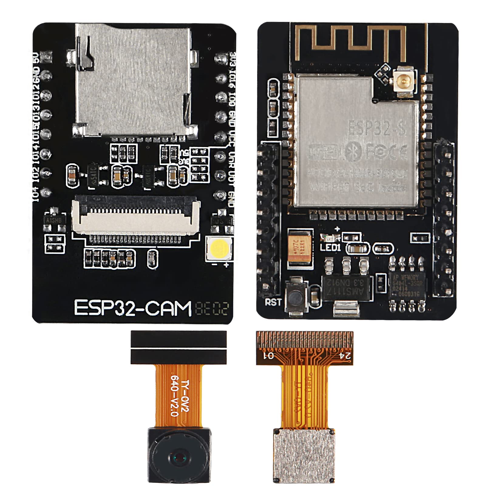 Mua 2PCS ESP32-CAM Wireless WiFi Bluetooth Camera Module ESP32 Development Board with Camera ...