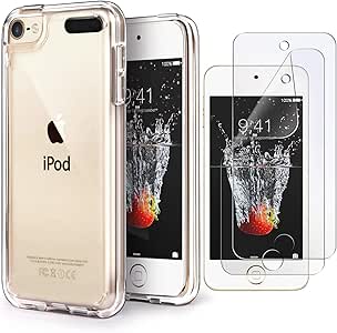 Amazon.com: iPod Touch 7 Case Clear,IDWELL Touch 6 Touch 5 Case with 2 ...