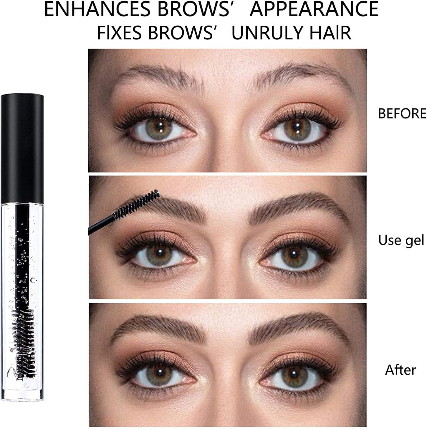 2Pcs Clear Eyebrow Setting Gel,Waterproof Liquid Brow Gel,Long Lasting ...