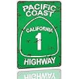 Amazon.com: Pacific Coast Highway Tin Sign 8 x 12in : Home & Kitchen