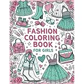 Amazon.com: Fashion Coloring Book for Girls Ages 8-12 years old: Fun ...