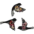 Amazon.com : Putuo Decor 3pcs Hummingbird Decor For Home, Wooden Bird ...