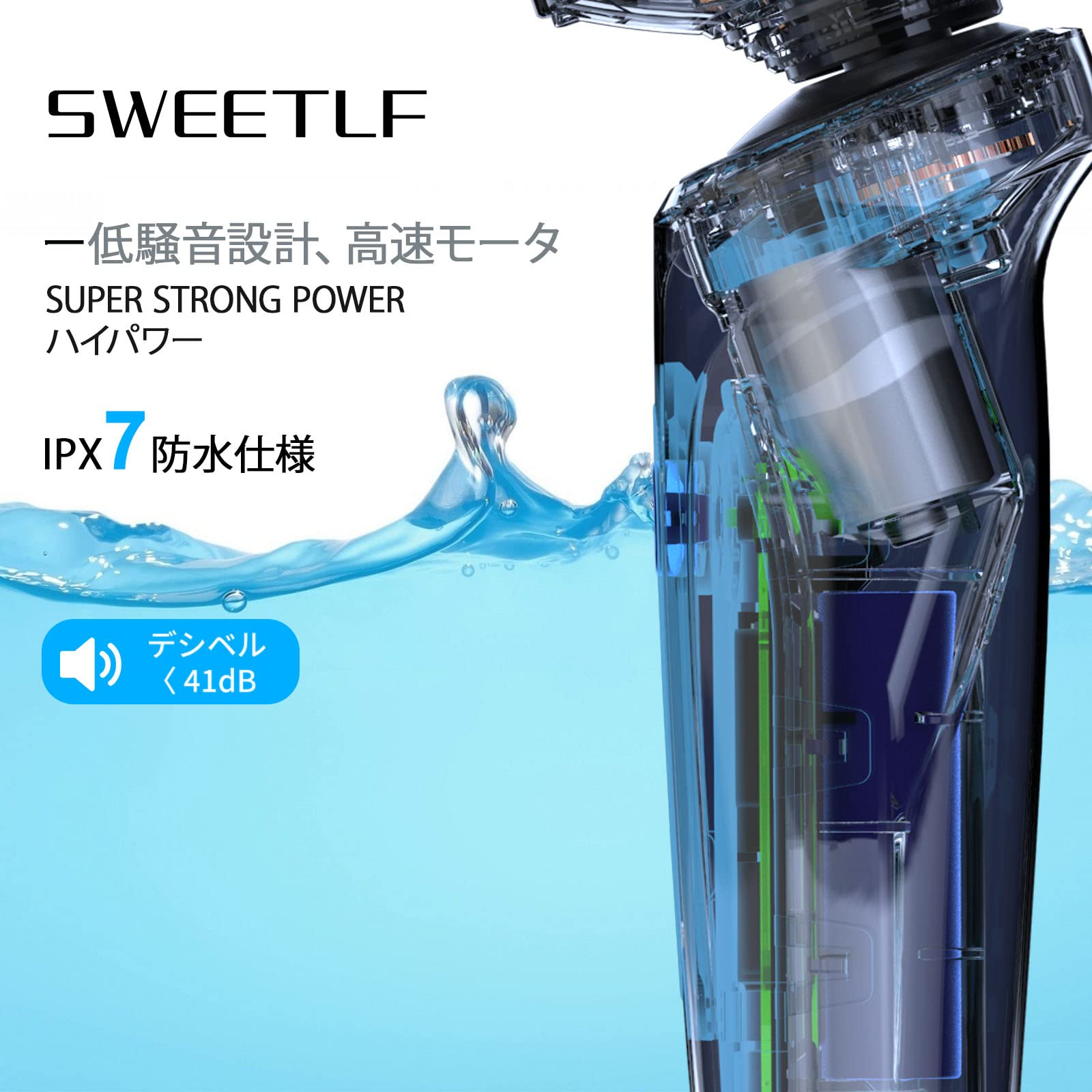 Mua SweetLF Electric Shaver, Men's, Swivel, 3 Blades, USB Rechargeable ...