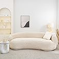 Amazon.com: Semi-Circular Curved Sofa Cover, High Stretch Sofa ...