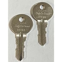 Replacement Keys for Stack-On Safes Codes I801 Thru I861 2-Keys SafeCo ...