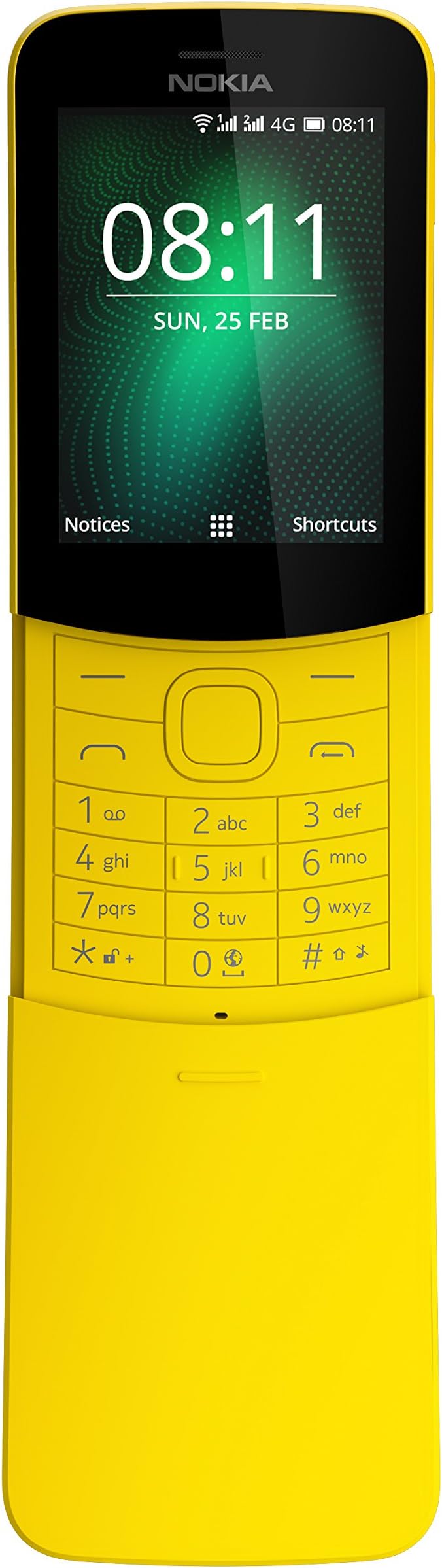 Nokia 8110 4 Yellow Mobile Phone: Amazon.co.uk: Electronics