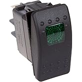 Amazon.com: Daystar Rocker Switch Blue Light 20 AMP Single Pole ...