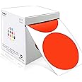 Amazon.com : PARLAIM 3 Inch Round Permanent Adhesive Color-Code Dot ...