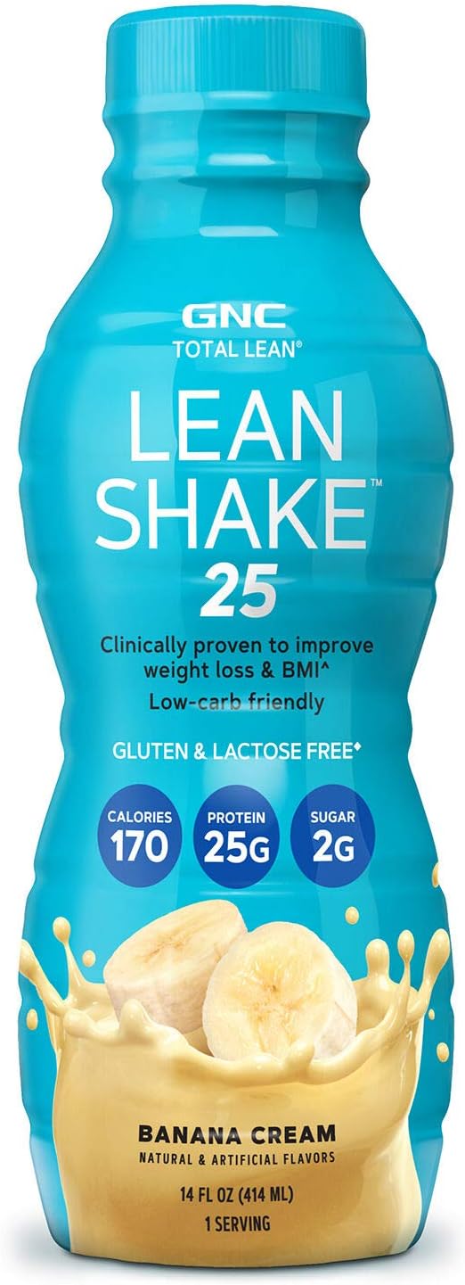 GNC Total Lean Lean Shake 25 - Banana Cream (California Only ...