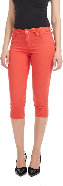 Suko Jeans Women's Mid Rise Stretch Denim Capris - Lift & Contour ...
