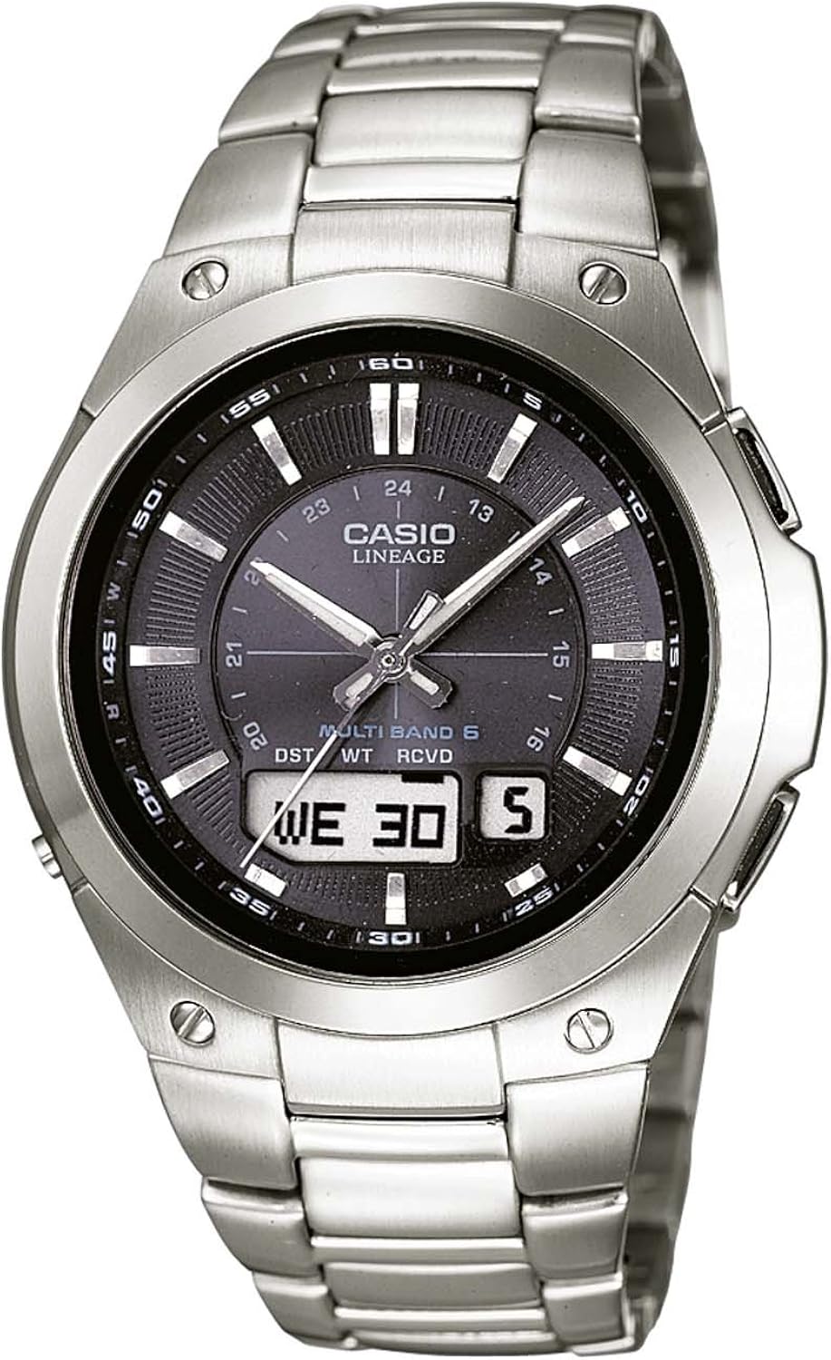 Casio Herren Analog/Digital Quarz mit Titan Armbanduhr LCW M150TD 1AER ...