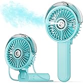 Amazon.com: SWEETFULL Portable Misting Fan - 180° Foldable Handheld ...