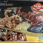Disney The Lion King Mighty Roar Simba Interactive Plush Toy, Brought ...