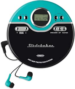 Amazon.com: Studebaker SB3704 Turquoise Retro Portable Personal CD ...
