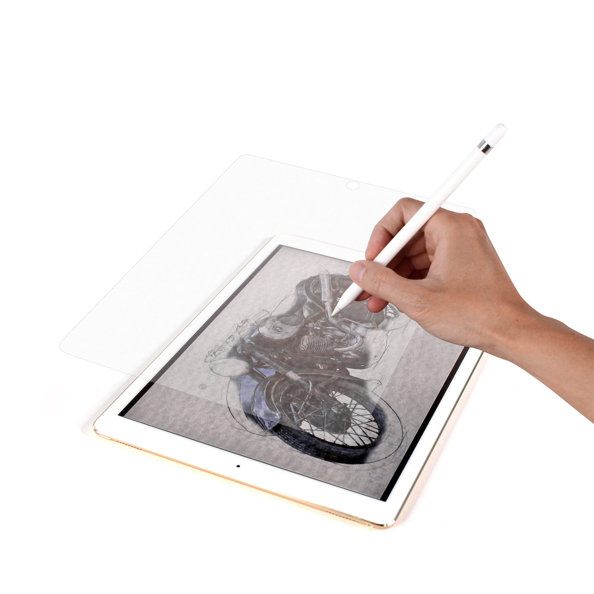 Green Onions Supply Paper Texture Screen Protector for 2021 iPad 9th ...