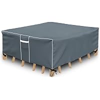 ULTCOVER Square Patio Heavy Duty Table Cover - 600D Tough Canvas ...