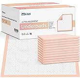 Amazon.com: MKISS Extra Large Bed Pads 40" x 36"(50 Count), Disposable ...