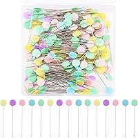 Amazon.com: 250 Pcs Flat Flower Head Sewing Pins, Quilting Pins for Sewing, Straight Pins with ...