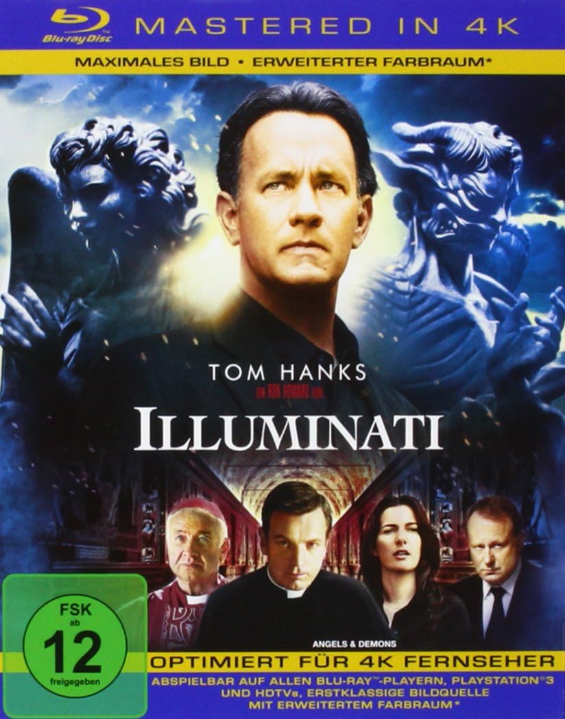 Illuminati-4k Mastered Us Kinoversion Blu-Ray Import: Amazon.fr: Tom ...