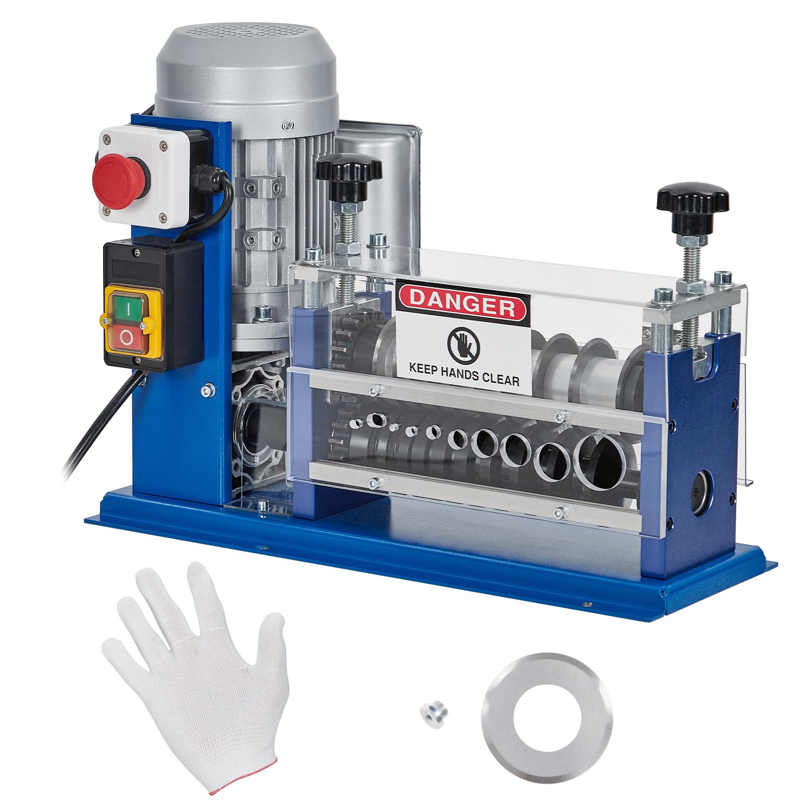 COZONY Electric Wire Stripping Machine, 0.06" - 1.5" Wire Size, 370W ...