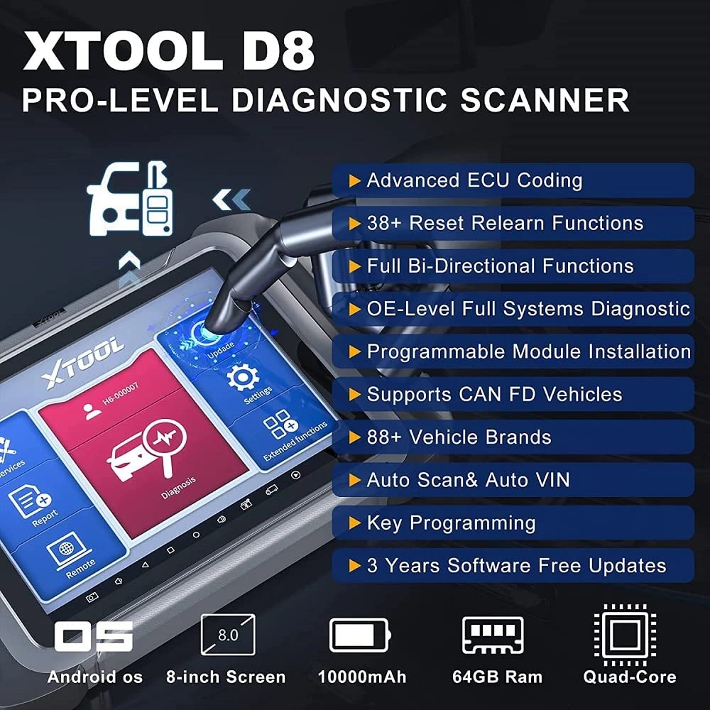 Mua XTOOL D8 Bidirectional OBD2 Scanner, 2024 Newest Automotive Scan ...