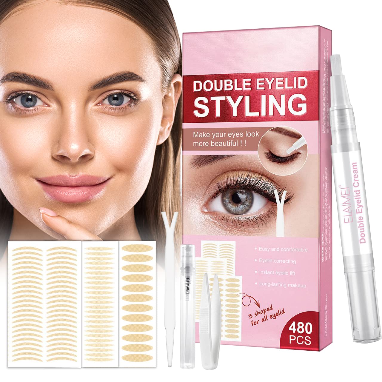 Mua Eyelid Tape, Instant Double Eye Lid Tape Invisible, Eyelid Lifter ...