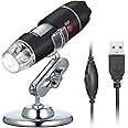 Amazon.com : Andoer USB Digital Microscope 1600X Magnification Camera 8 ...