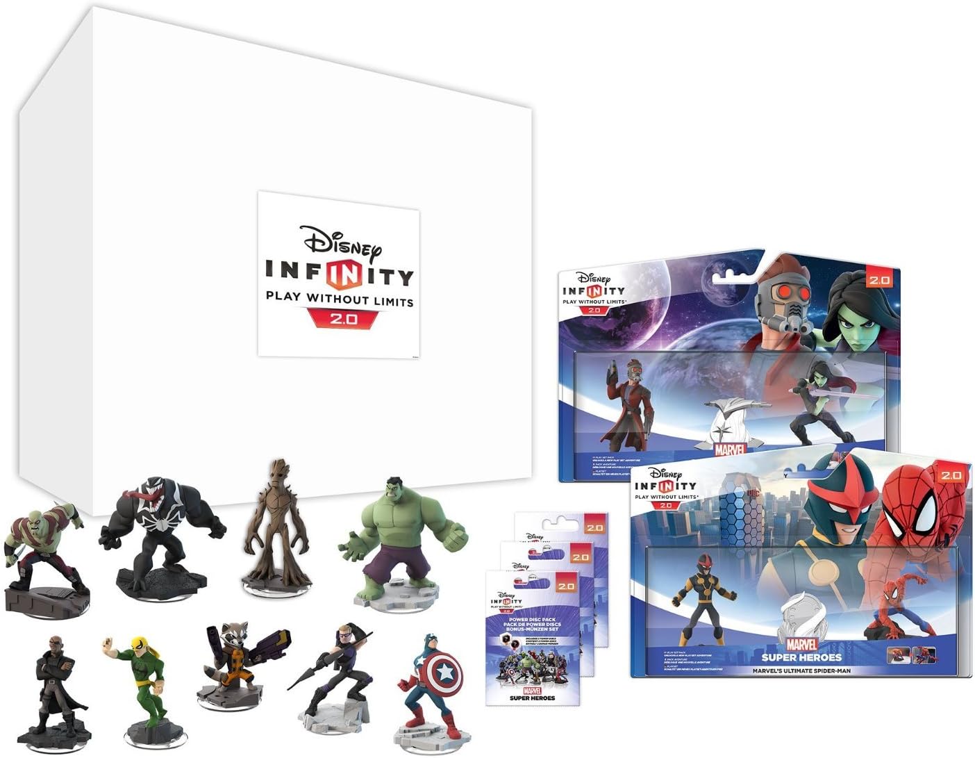 Disney Infinity 2.0 Marvel Superheroes Giftbox: Amazon.co.uk: PC ...