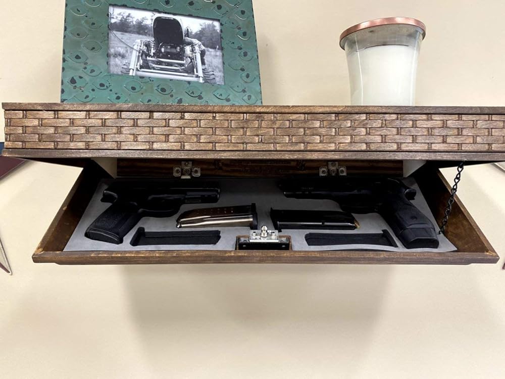 Amazon.com: RFID Concealment Shelf Pine Shelf Secret Storage Shelf with ...