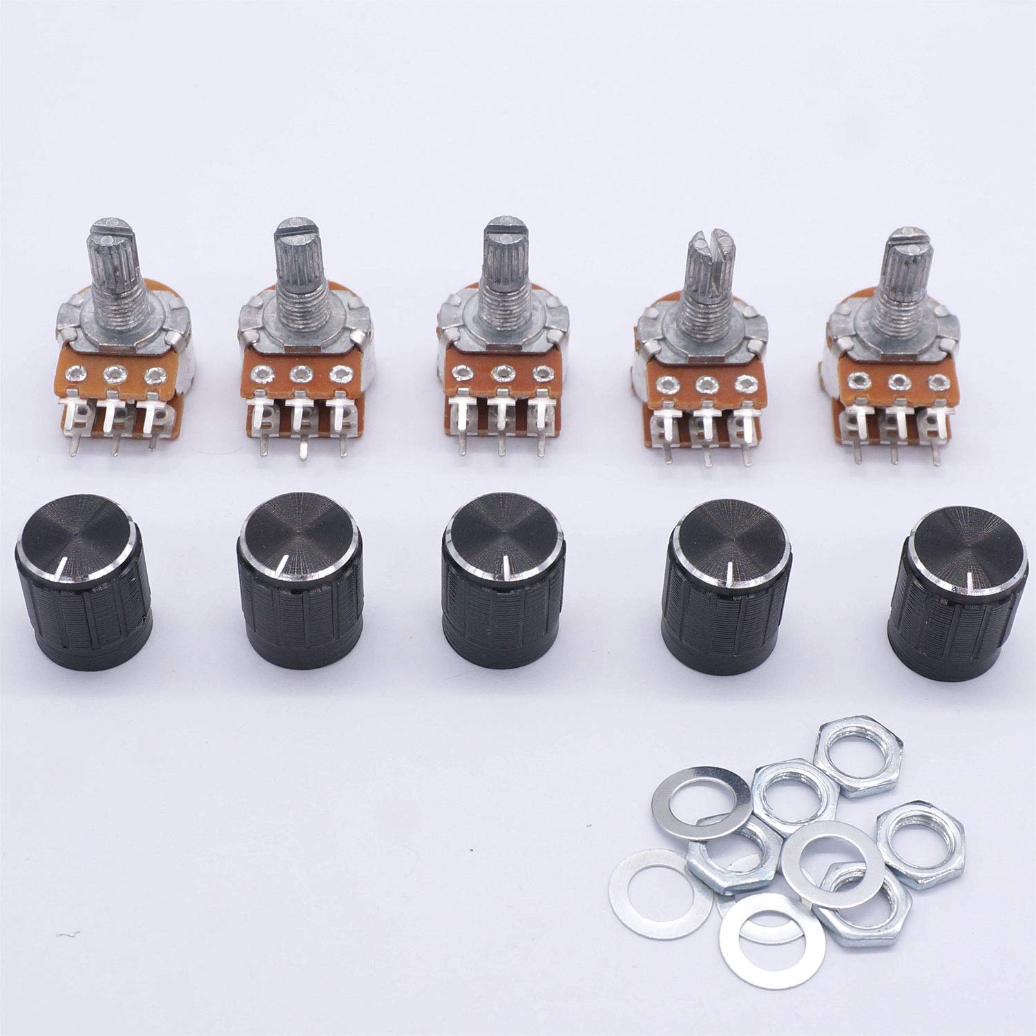 Mua Taiss 5pcs Potentiometers 5K Ohm,Volume Control Potentiometer,6 ...