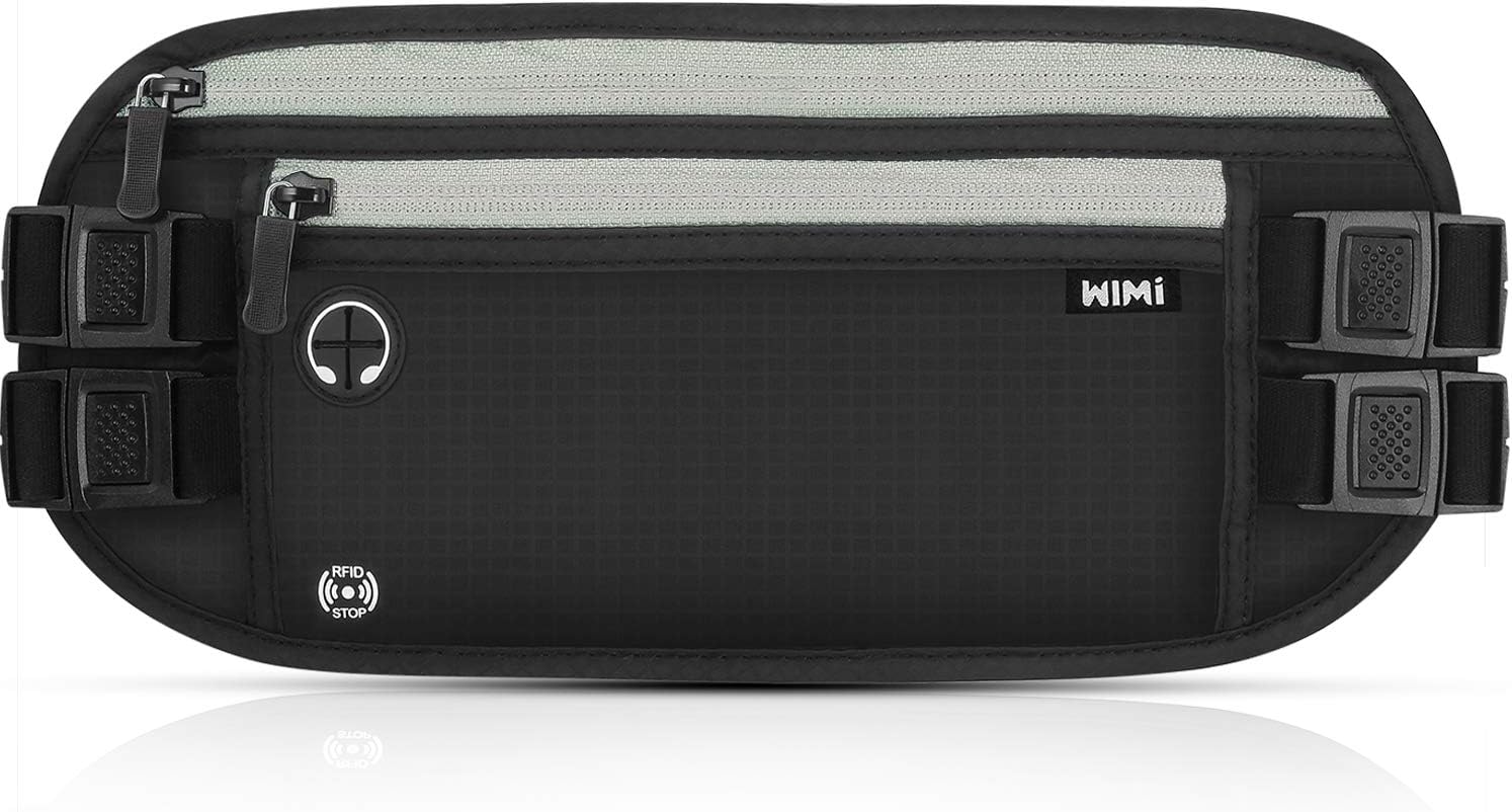 Travel Money Belt WIMI Waist Pack Bumbag Hidden Security Wallet ...