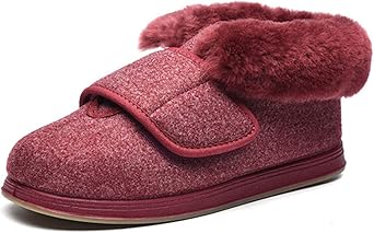 SZFGYJ Pantoufles Diabétiques Pour Femmes, Chaussures D'œdème Chaudes ...