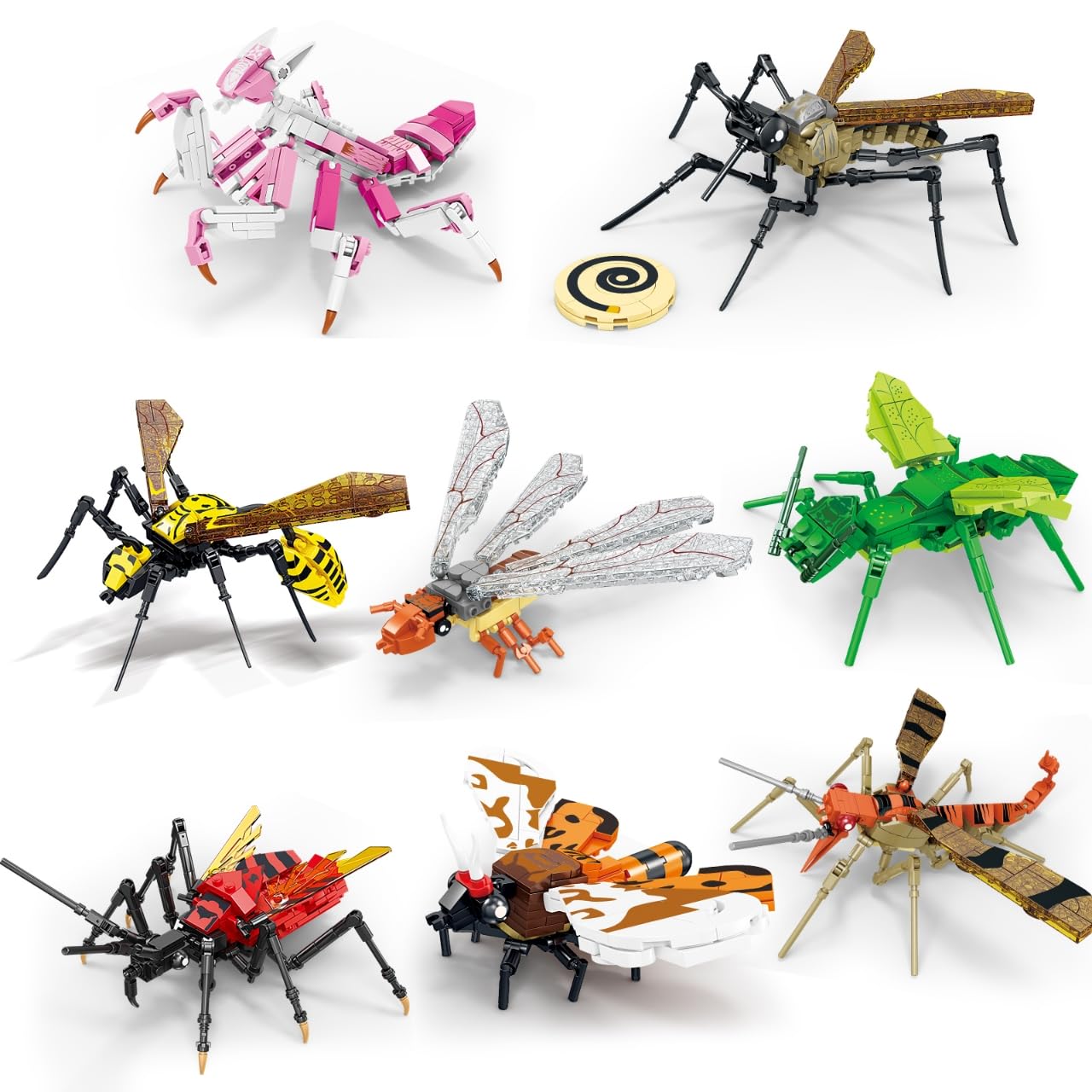 Mua Bugs Building Toy Set,Insect Collection Building Blocks with 8 ...