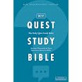 NIV, Quest Study Bible, Hardcover, Blue, Comfort Print: The Only Q and ...