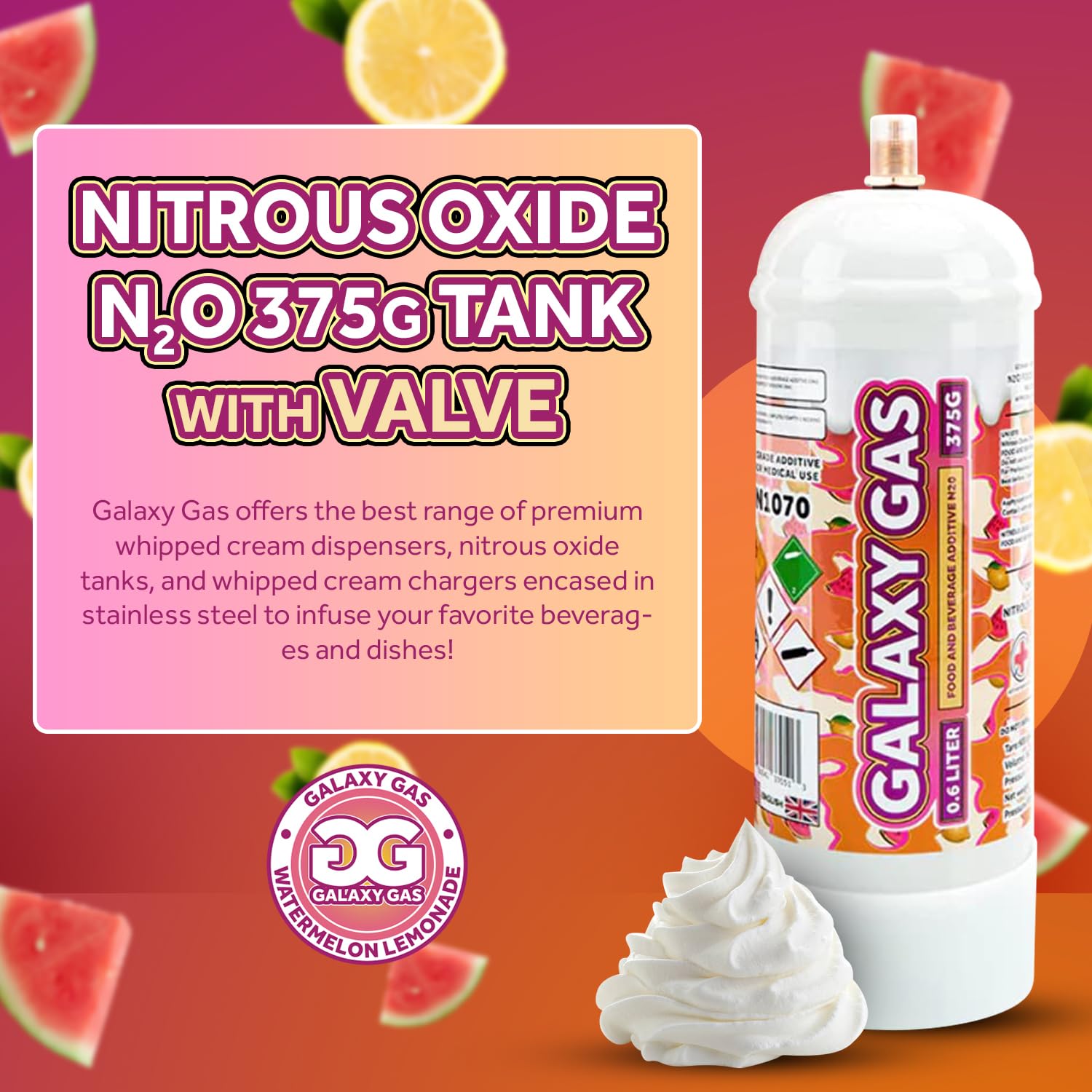 Mua Galaxy Gas Watermelon Lemonade Flavor Whipped Cream Dispenser ...