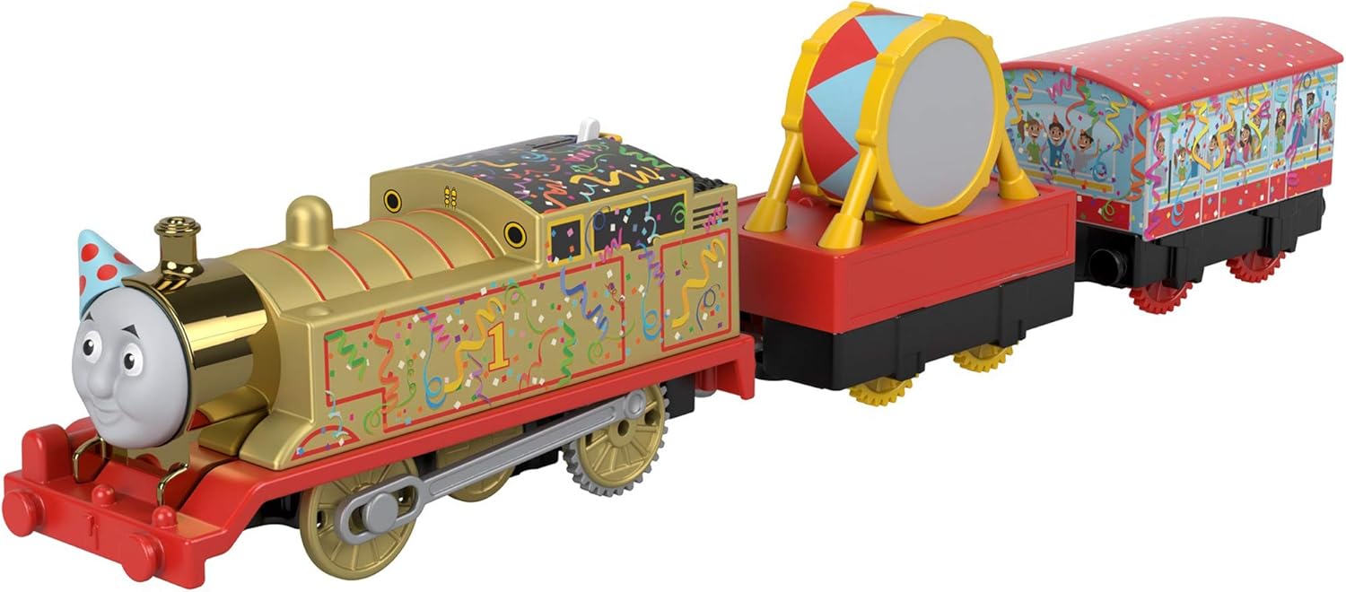 Amazon.com: Thomas and Friends Golden Thomas Motorized Train: Toys & Games