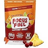 Amazon.com: FocusFuel Energy Chews - Focus + Energy Gummies, 100mg Caffeine per 2 Gummies ...