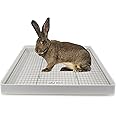 Amazon.com : Oncpcare 22x18 Super Large Rabbit Litter Box with 2 Grates ...