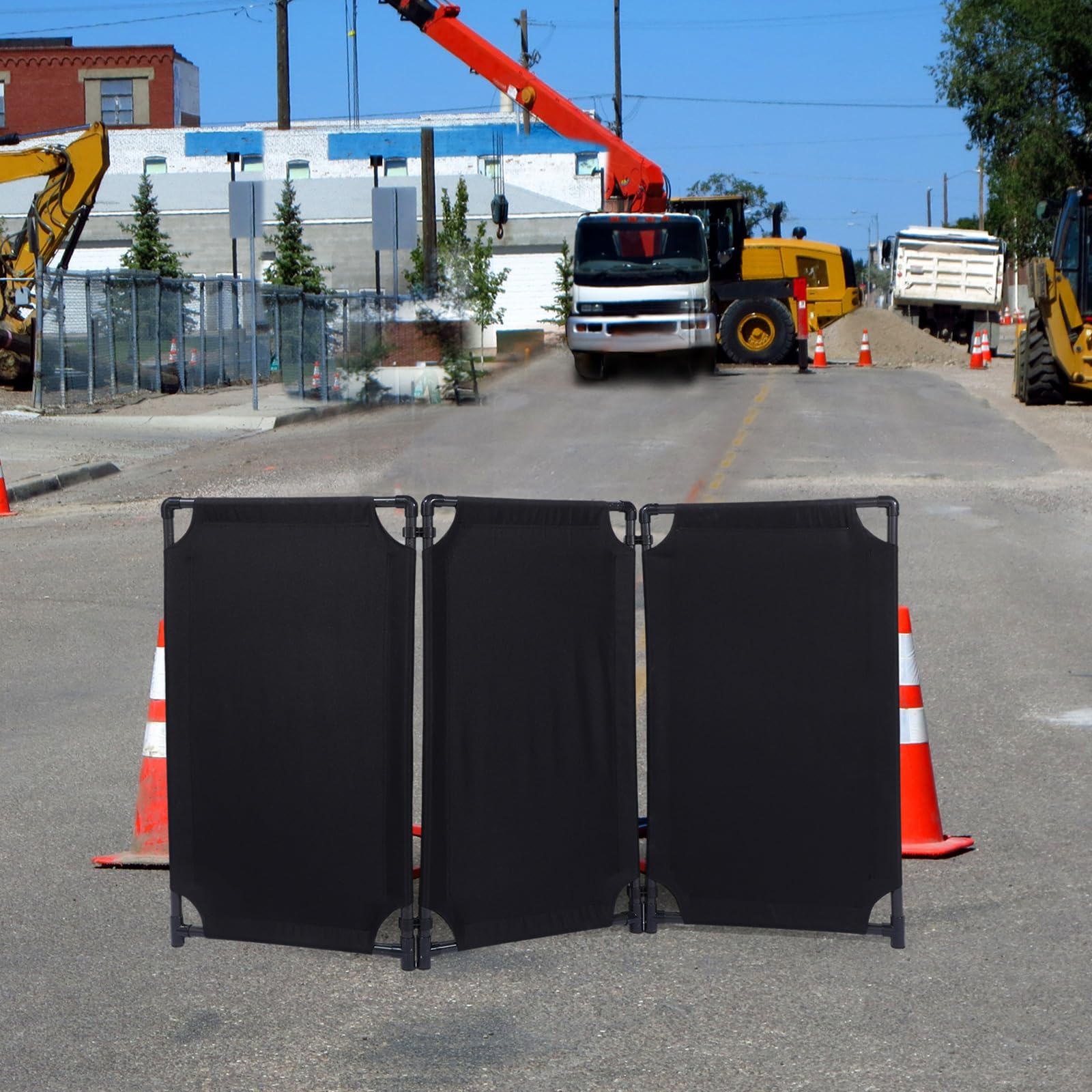 Mua Kanayu Safety Barricade 5.8FT Caution Sign PVC Frame Folding ...