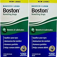 Amazon.com: Bausch & Lomb Boston Rewetting Drops 10 mL (Pack of 2 ...