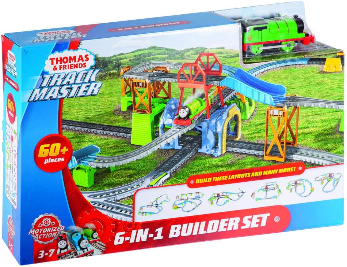 Thomas & Friends TrackMaster Percy Track 6 in 1 with Percy Motorized ...