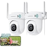 Amazon.com : ZUMIMALL 5MP 5G Security Camera Outdoor Wired, 2Pack ...