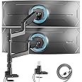 Amazon.com: ARES WING Dual Monitor Arm for Ultrawide Heavy Duty Curved ...