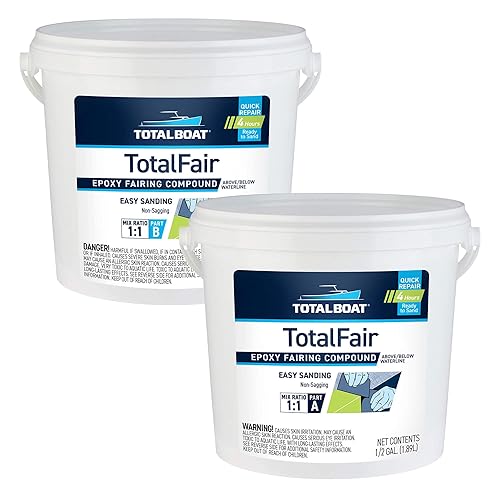 TotalBoat TotalFair Marine Epoxy Fairing Compound for Fiberglass, Wood ...