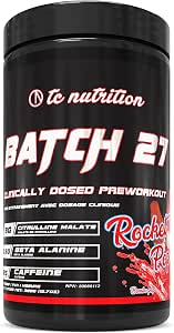 Batch 27 Pre Workout Powder - Nitric Oxide Booster & Nootropic ...