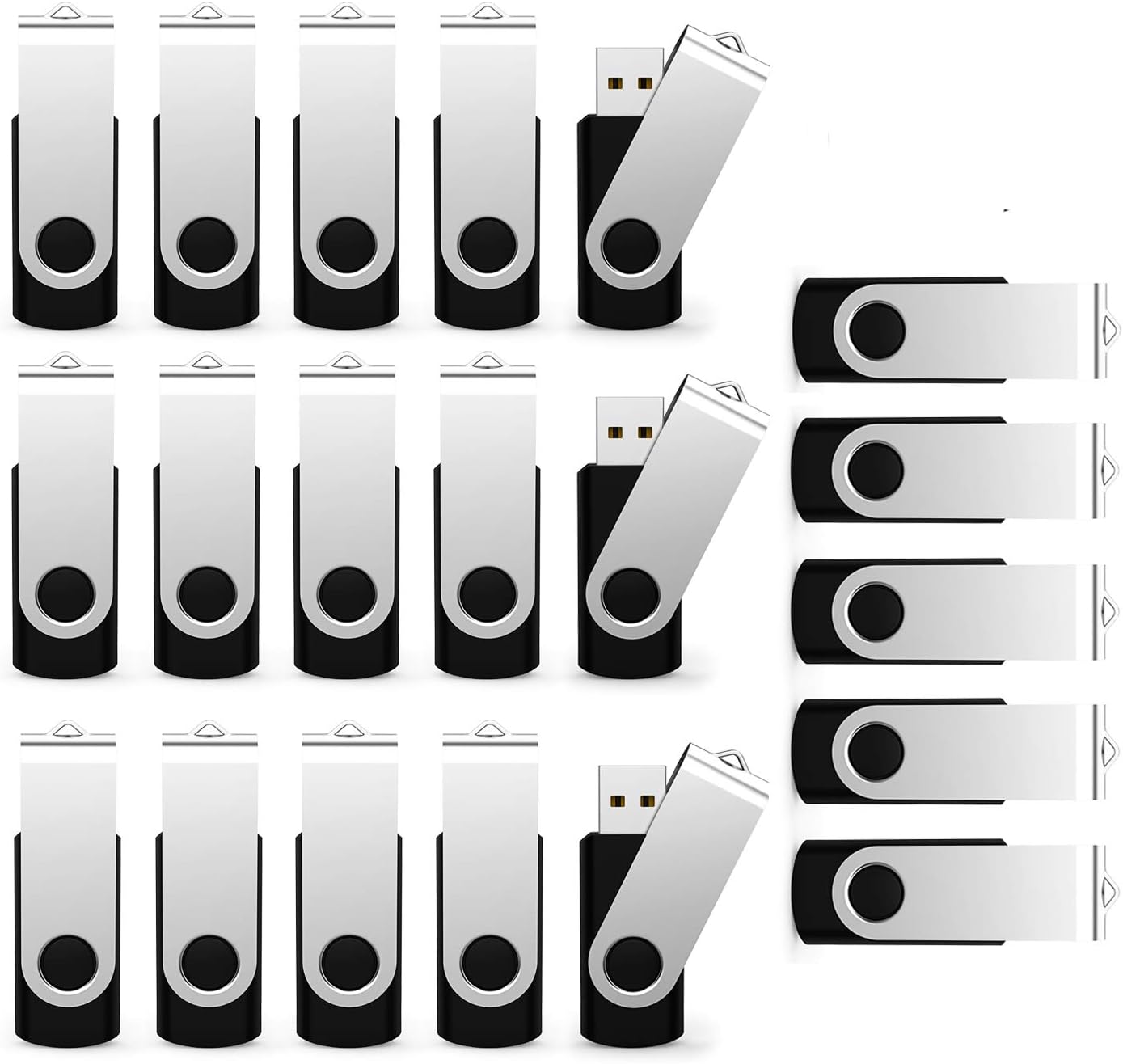 Amazon.com: USB Flash Drive 256MB 100 Pack, Bulk USB 2.0 Thumb Drives ...