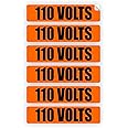 Amazon.com: 110 Volts Voltage & Conduit Markers | Stickers | Decals ...